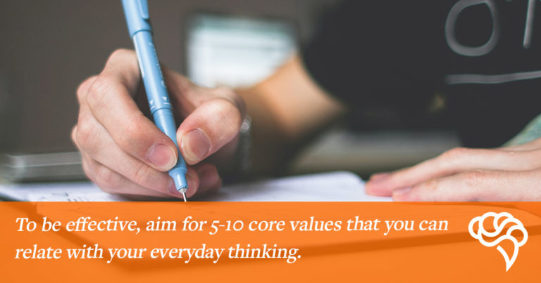 4 Steps To Defining Your Core Career Values For A Job Search
