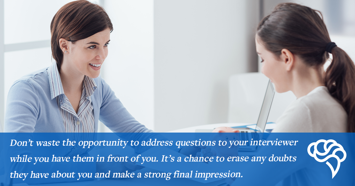 10 Questions To Ask At The End Of An Interview - Cheeky Scientist