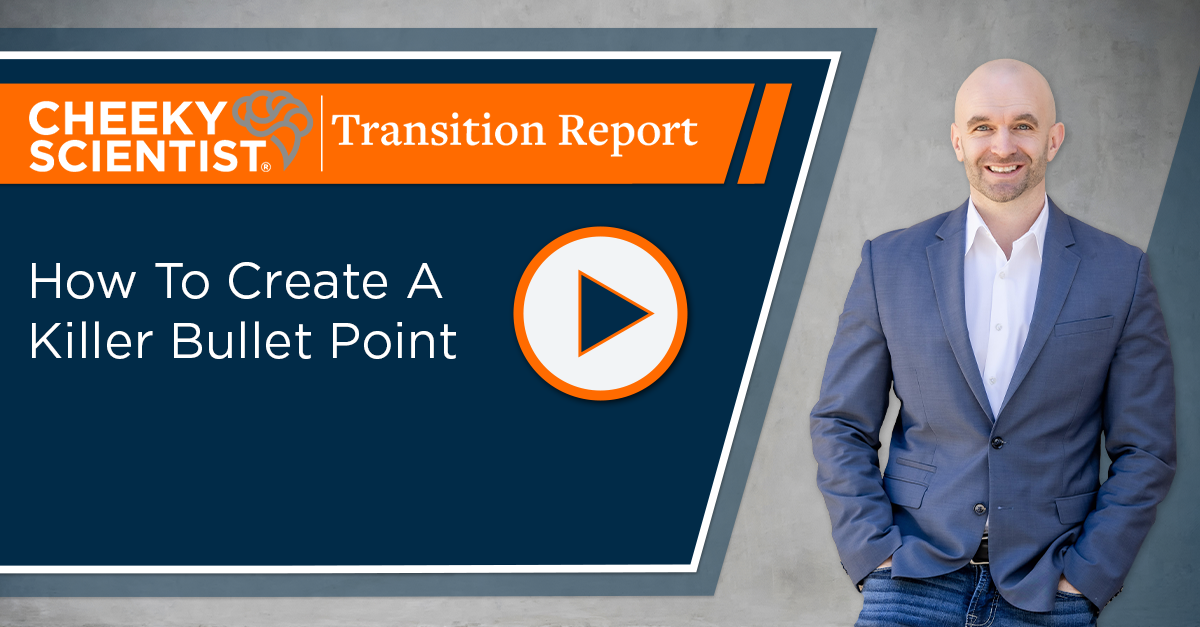 How To Create A Killer Bullet Point - Cheeky Scientist